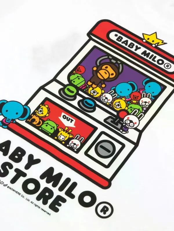 A BATHING APE Claw Machine Graphic T-shirt - White