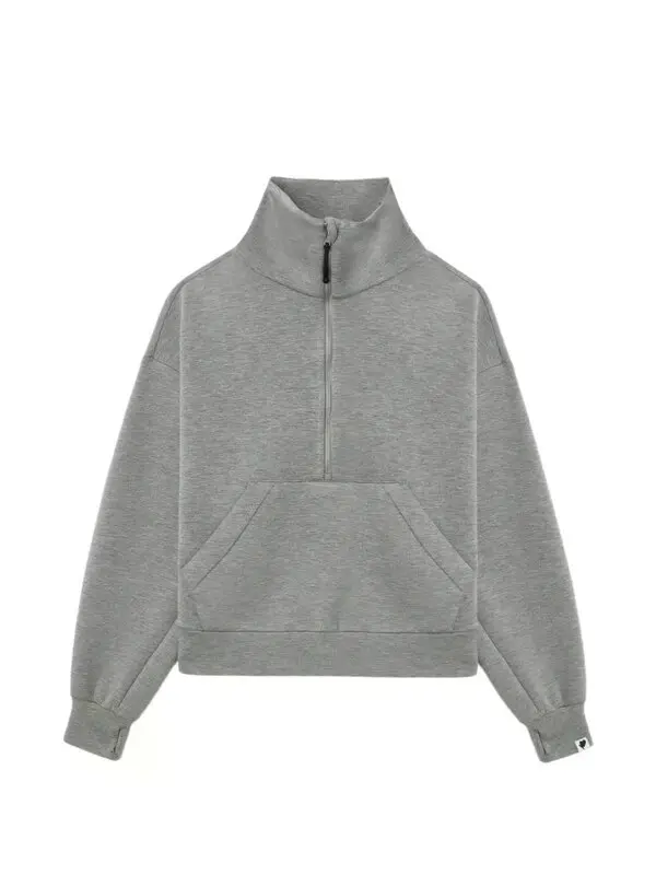 A BATHING APE Funnel Neck Half-zip Sweatshirt