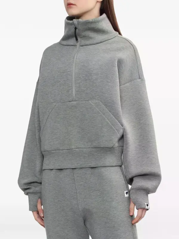 A BATHING APE Funnel Neck Half-zip Sweatshirt