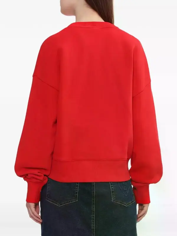 A BATHING APE Crewneck Sweatshirt With Slogan Print - Red
