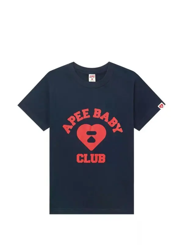 A BATHING APE Apee™ * Heart Print T-shirt - Blue
