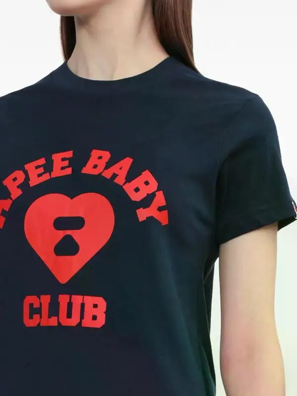 A BATHING APE Apee™ * Heart Print T-shirt - Blue