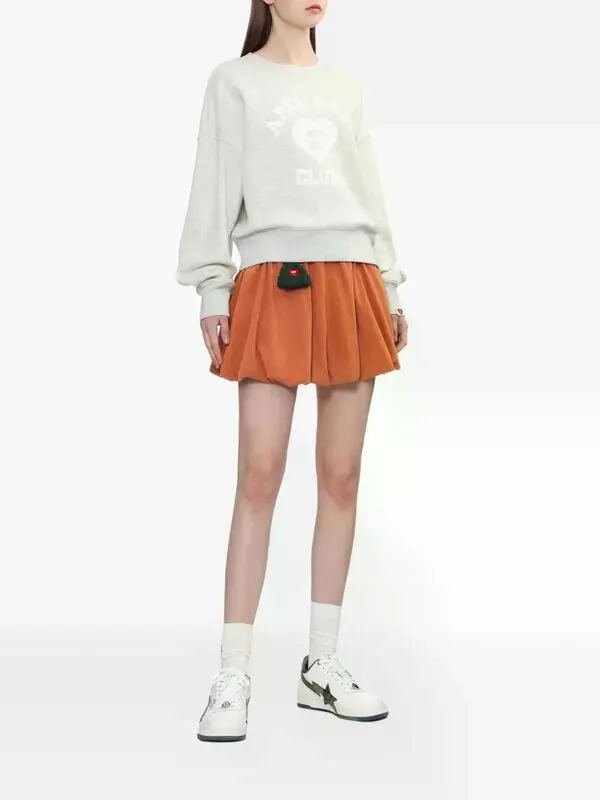 A BATHING APE Baby Logo Sweatshirt - Grey