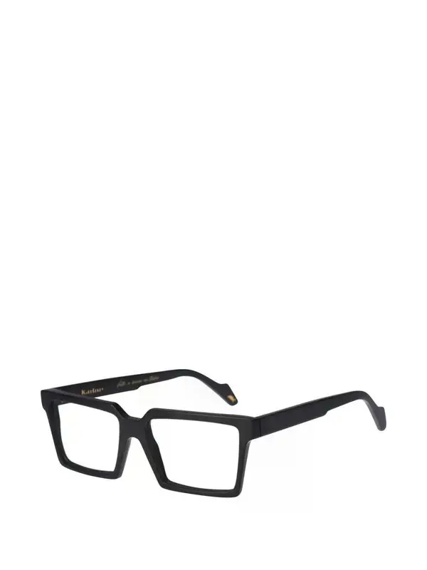 Kàdor Pierre Square-frame Glasses - Black