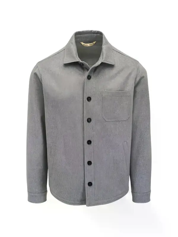 MAURIZIO BALDASSARI Chest-pocket Shirt Jacket - Grey