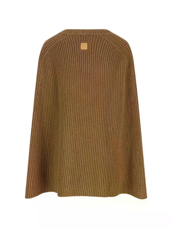 FERRAGAMO Ribbed V-neck Knitwear