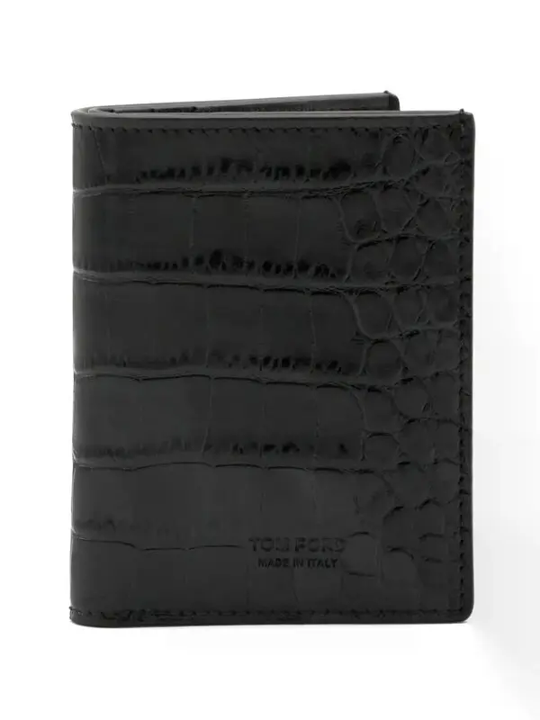 TOM FORD Textured Cardholder - Black