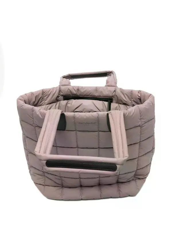 VEECOLLECTIVE X Claire Holt Porter Quilted Tote - Brown