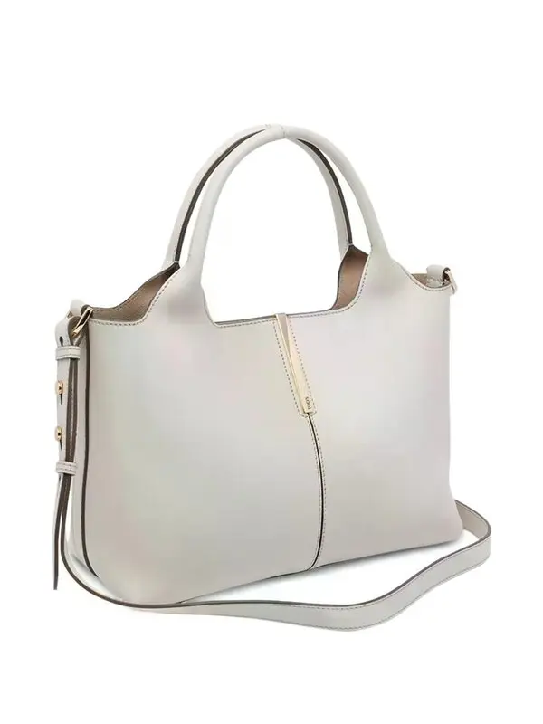 TOD'S Adaptable Strap Leather Shopping Bag