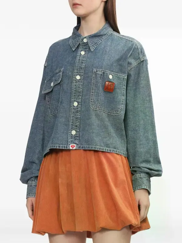 A BATHING APE Patch-pocket Shirt - Blue