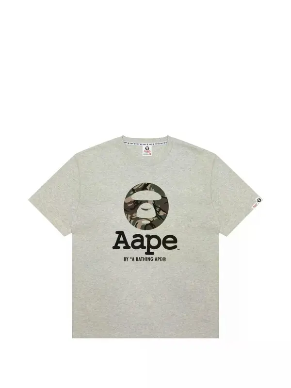 AAPE BY *A BATHING APE Camouflage-logo T-shirt