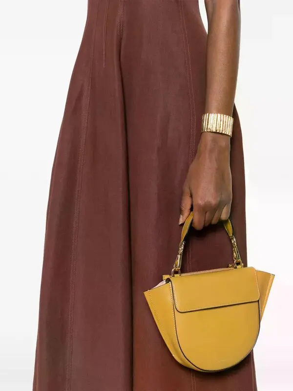 WANDLER Mini Hortensia Flap Shoulder Bag - Yellow