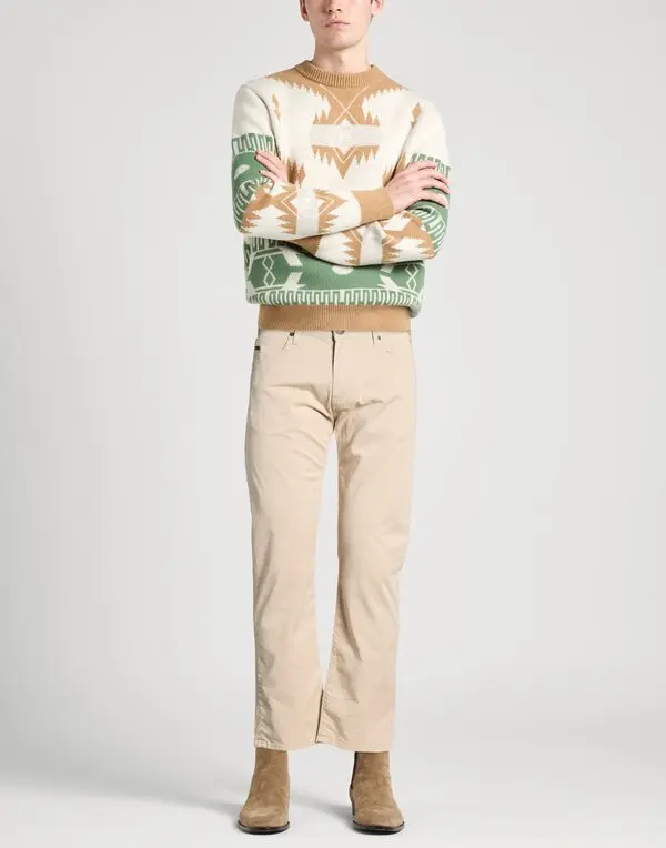 Emporio Armani Cotton Blend Twill Pants