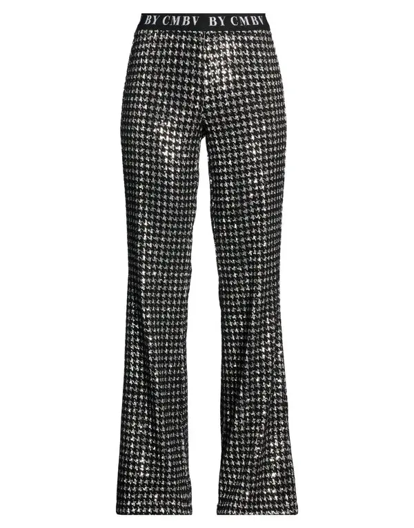 CAMBIO Houndstooth Tweed Flared Pants