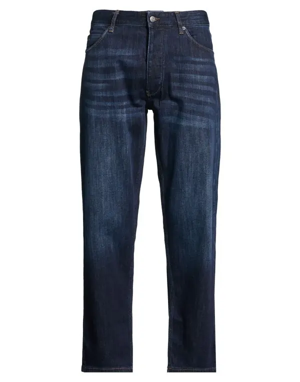 Emporio Armani Tapered Jeans In Cotton And Elastane
