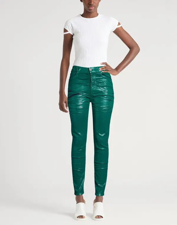 VIVIENNE WESTWOOD Skinny High-waisted Jeans With Coated Effect