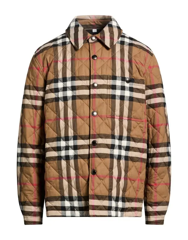 Burberry Quilted Cotton Puffer Jacket - Beige