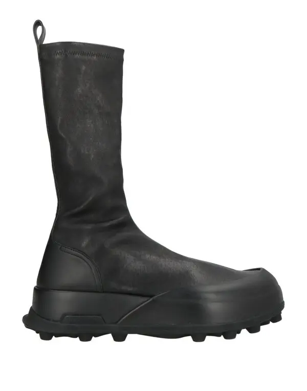 JIL SANDER Synthetic Fiber Chunky Boots - Black