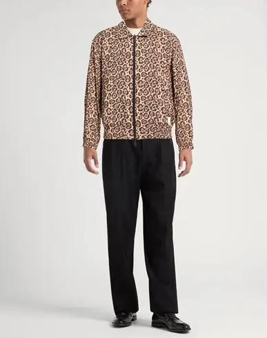 Emporio Armani Harrington Jacket In Leopard Print