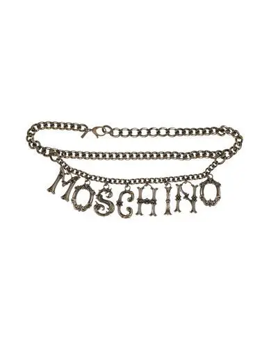 Moschino Couture Belt In Bronze Zamak, Aluminum, And Brass - Yellow