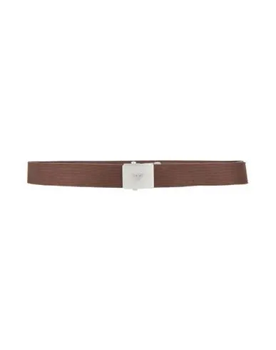 Emporio Armani Belt With Brand Logo And Adjustable Fastening - Brown