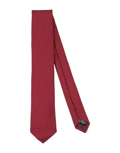 Emporio Armani Jacquard Necktie - Red