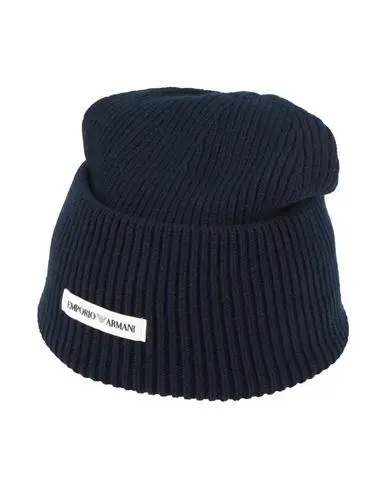 Emporio Armani Wool Beanie - Blue