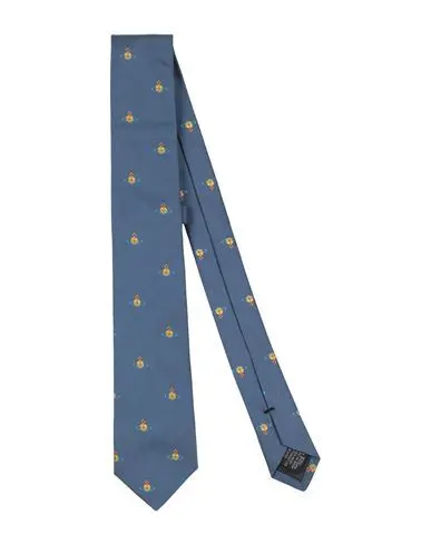 VIVIENNE WESTWOOD Silk And Cotton Necktie - Blue