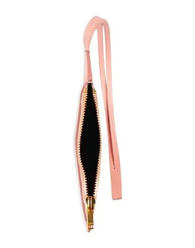 JIL SANDER Leather Pouch With Wristlet Strap - Orange