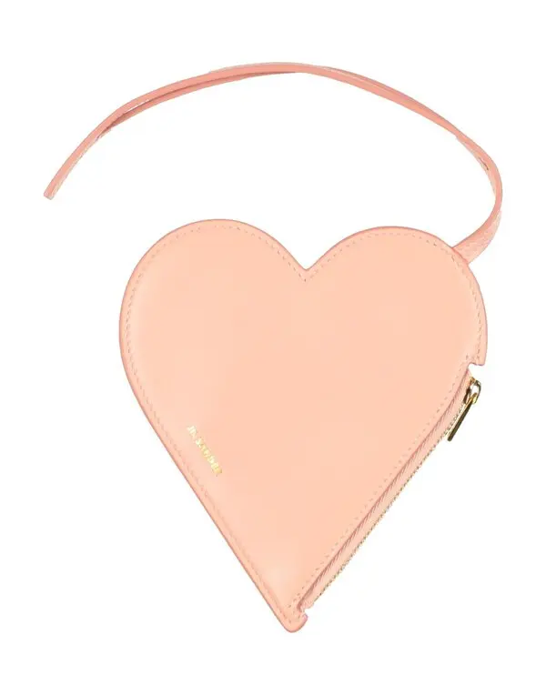 JIL SANDER Leather Pouch With Wristlet Strap - Orange