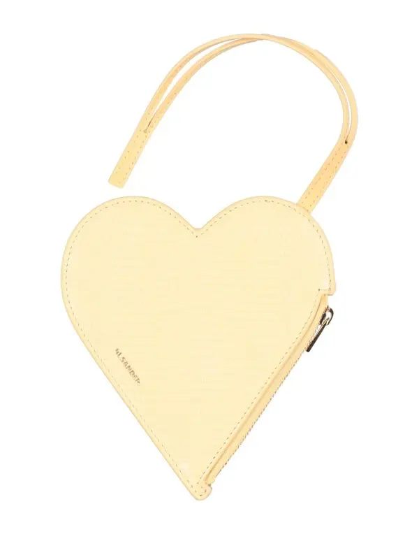 JIL SANDER Cow Leather Pouch - Yellow