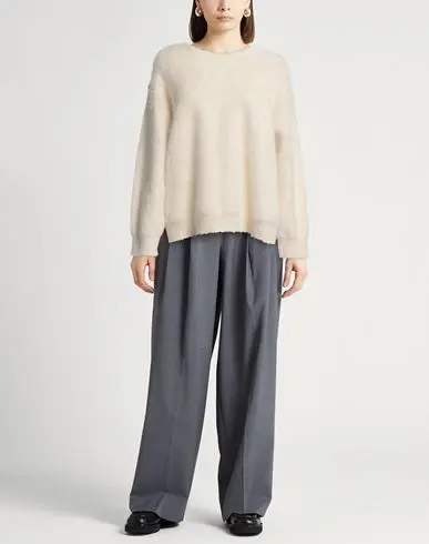 JIL SANDER Sweater In Alpaca Wool, Wool, And Polyamide - Ivory