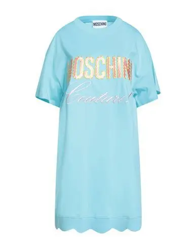 Moschino Couture Mini Organic Cotton T-shirt Dress - Blue