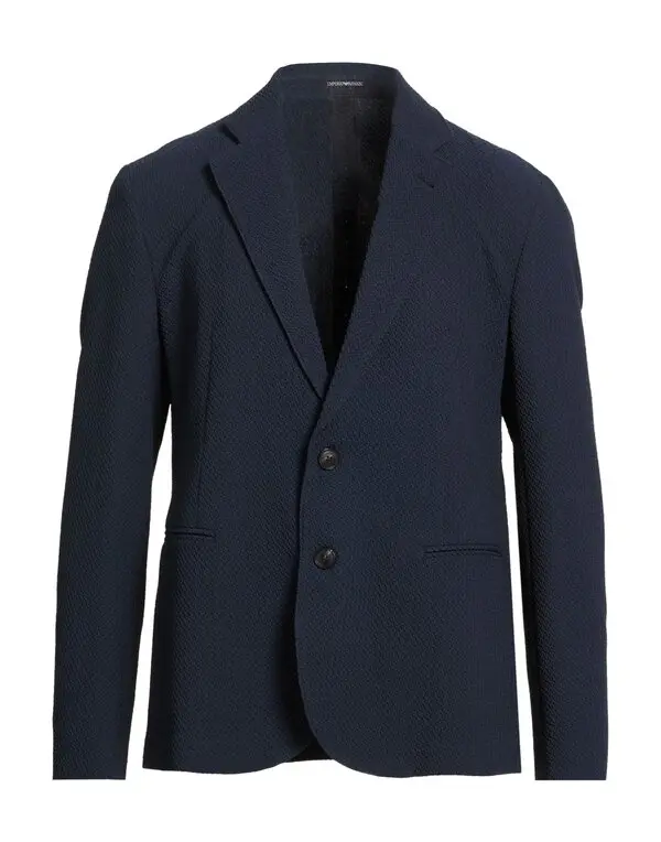 Emporio Armani Blazer Size Virgin Wool, Polyamide, Elastane