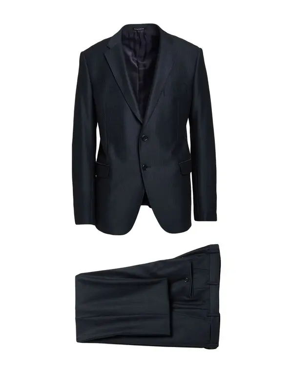 Emporio Armani Suit Size Polyester, Viscose, Elastane