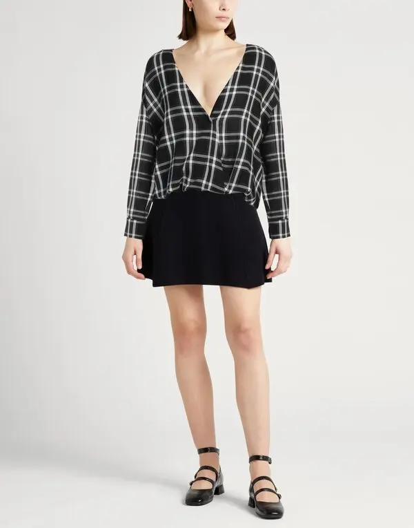PT TORINO Woven Tartan Top