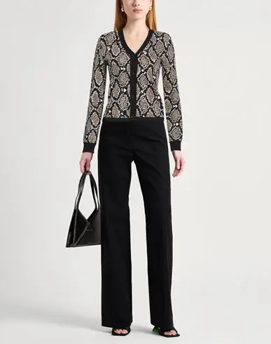 Moschino Jacquard-knit Snakeskin-print Cardigan