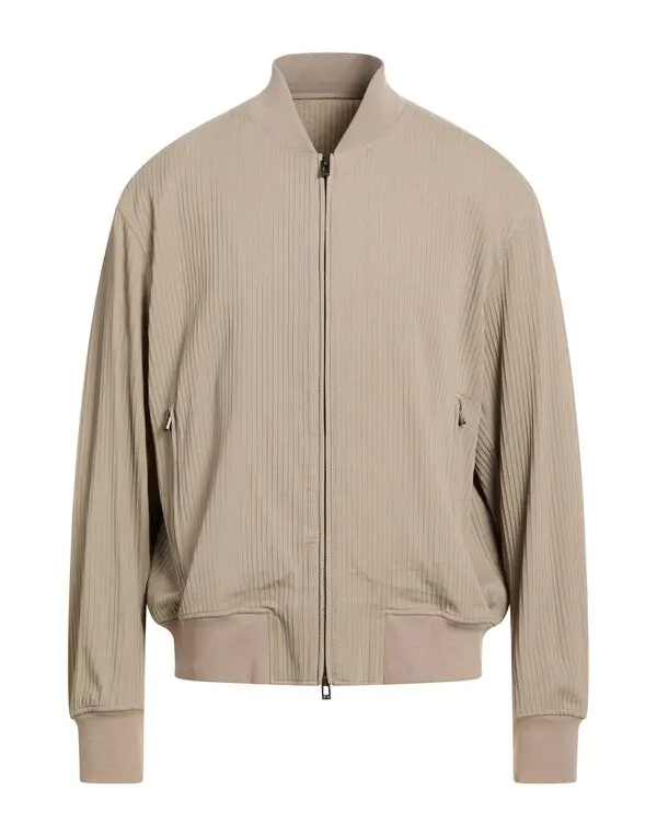 Emporio Armani Crewneck Sweatshirt With Zip Pockets - Grey