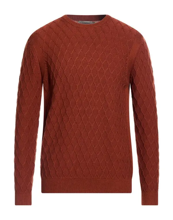 EREDI DEL DUCA Solid Crewneck Sweater - Brown