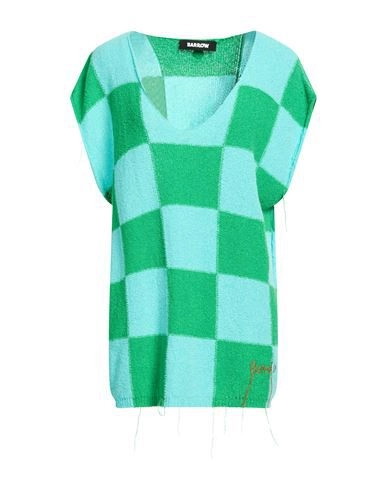 BARROW Intarsia-knit V-neck Sweater - Blue