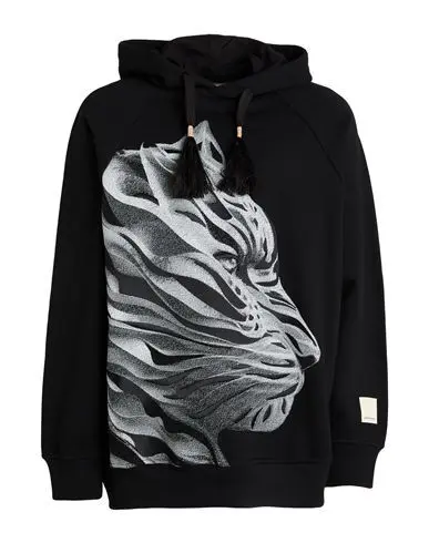 Emporio Armani Cotton Fleece Appliquéd Sweatshirt