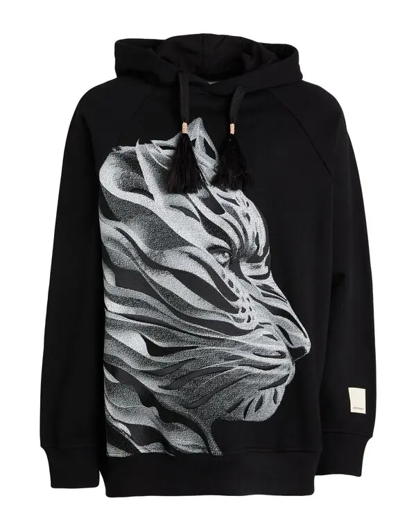 Emporio Armani Cotton Fleece Appliquéd Sweatshirt