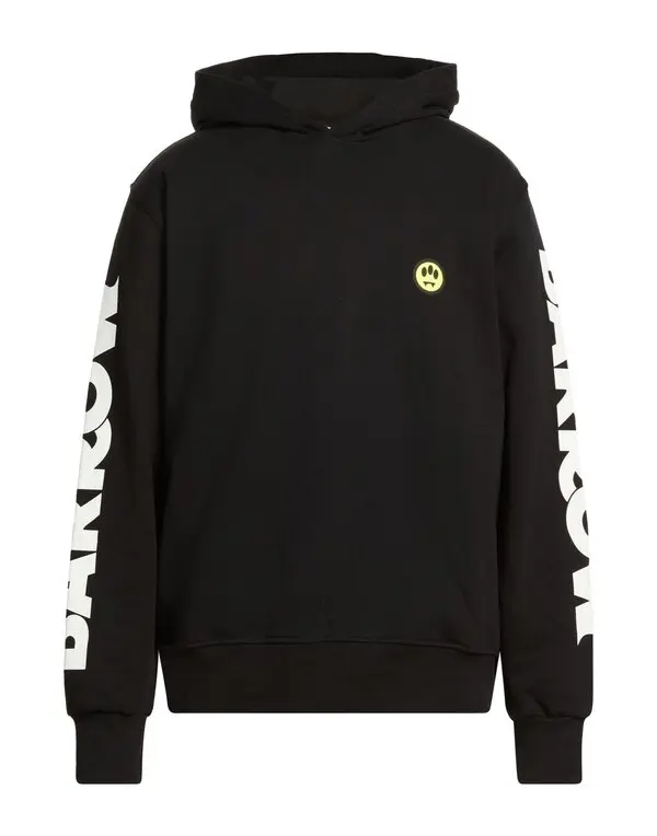 BARROW Hooded Cotton Sweatshirt - Black