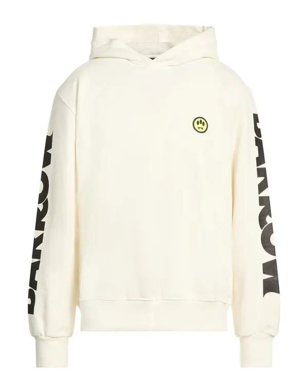BARROW Hooded Cotton Sweatshirt - White