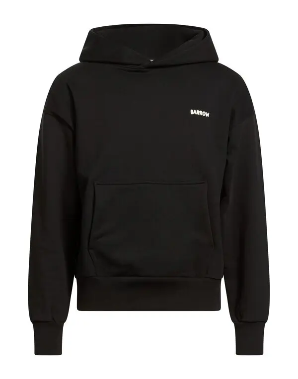 BARROW Hooded Cotton Sweatshirt - Black