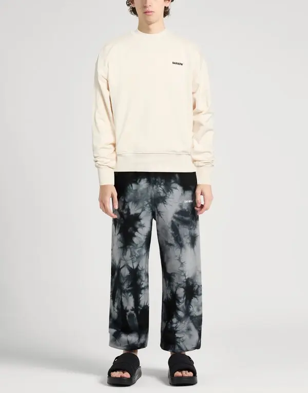 BARROW Cotton Terry Crewneck Sweatshirt - White