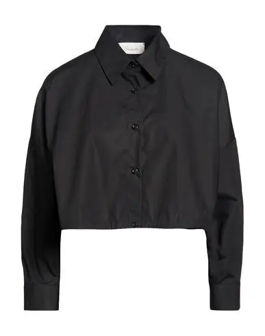 SOUVENIR Cotton Poplin Shirt With Brand Logo