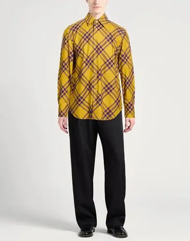 Burberry Shirt Size Cotton - Yellow