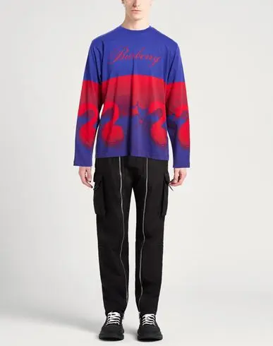 Burberry Long Sleeve Cotton T-shirt With Print