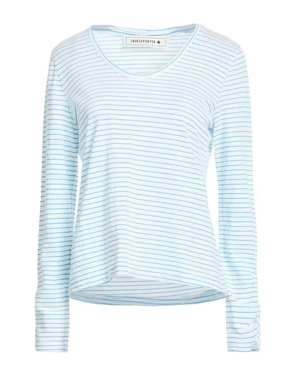 SHIRTAPORTER Striped Stretchy T-shirt